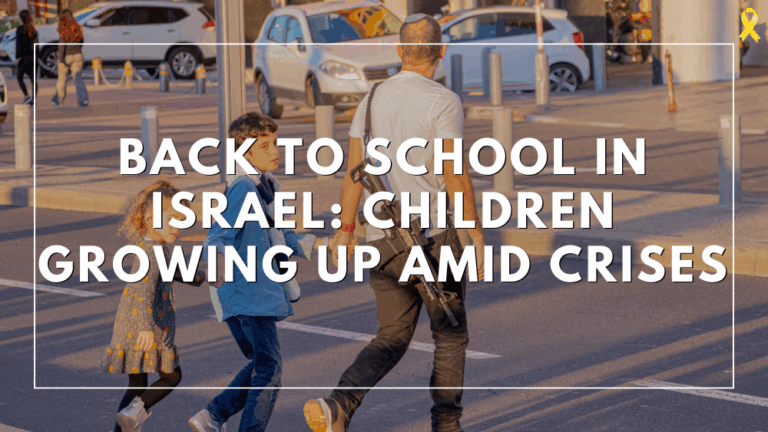 Back to School in Israel: Children Growing Up Amid Crises - Hope for Israel